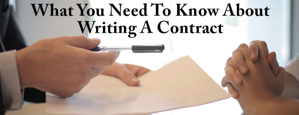 all you need to know about contract writing