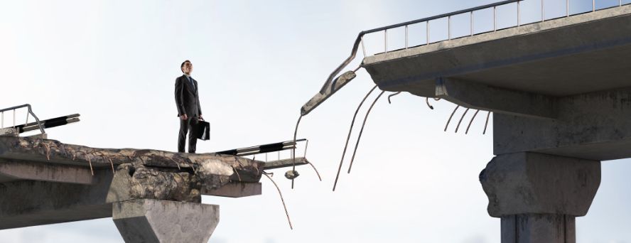 Danger - Bridge Out Ahead